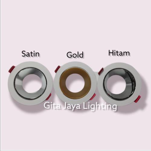 Jual Kap lampu halogen fitting mr16 housing LED ceiling plafon lampu ...