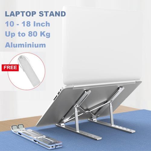 Jual Portable Laptop Stand Dudukan IPad Meja Aluminium Tatakan Notebook ...