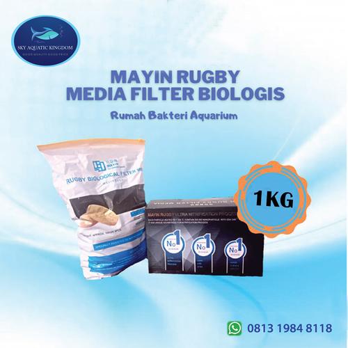 Jual Mayin Rugby Media Filter Biologis Aquarium 1 Kg - Kota Surabaya ...
