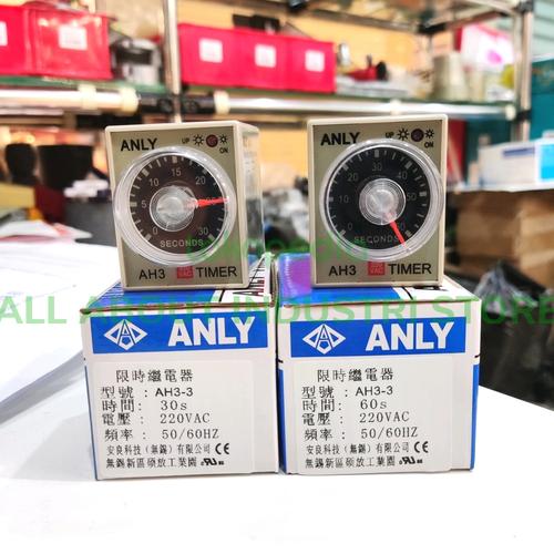 Jual Murah Timer AH3-3 220V 30 Detik/60 Detik 30S/60S - 30S CHCKC ...