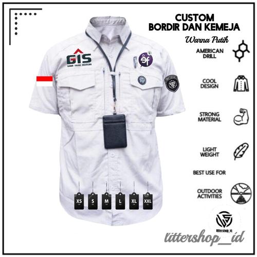 Jual CUSTOM BORDIR SATUAN/DAN KEMEJA TACTICAL PDL LAPANGAN TANGAN ...