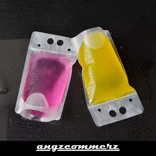 Jual Standing Pouch Klip Plastik Wadah Minuman Ziplock Beverage Packing ...
