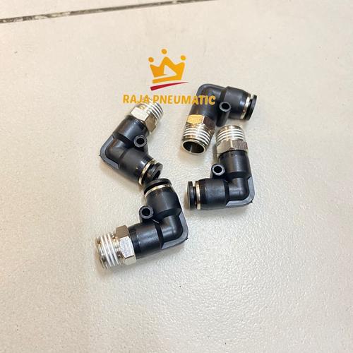Jual FITTING ELBOW ANGIN FULL BLACK HPL 8-01 SELANG 8MM DRAT 1/8 - Jakarta Barat - RAJA ...