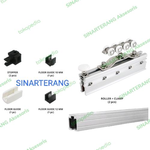 Jual Engsel sliding dekson L6 rel 3 mtr. Untuk pintu sliding kaca ...