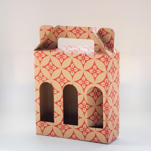 Jual dus jinjing botol 250 ml isi 3 box tenteng kemasan hampers ...