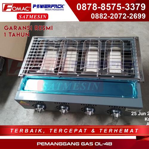Jual BAKARAN GRILLER GAS ROASTER BARBEQUE 4 TUNGKU OL-4B Getra - Kota ...