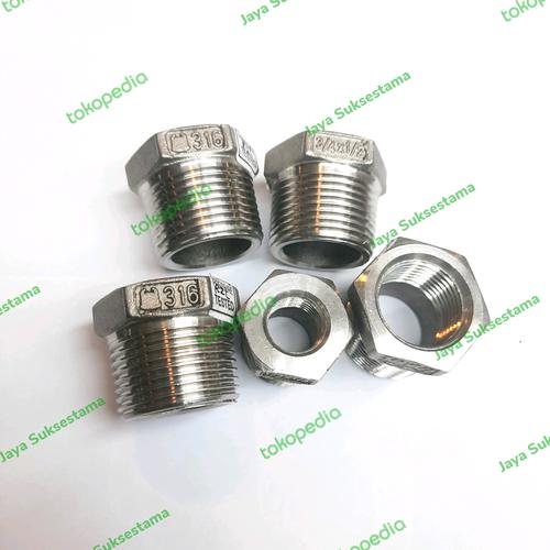 Jual Vlok Ring Stainless SS 316 1/2" x 1/4" inch - Bushing SS316 Vlock ...