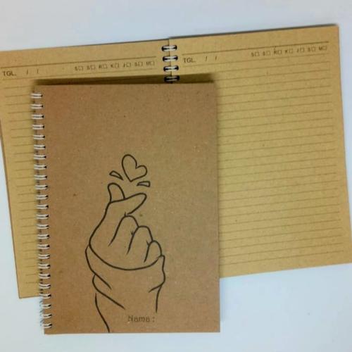 Jual Buku Catatan, Notebook Coklat, Buku Jurnal, Line, Garis, Diary ...