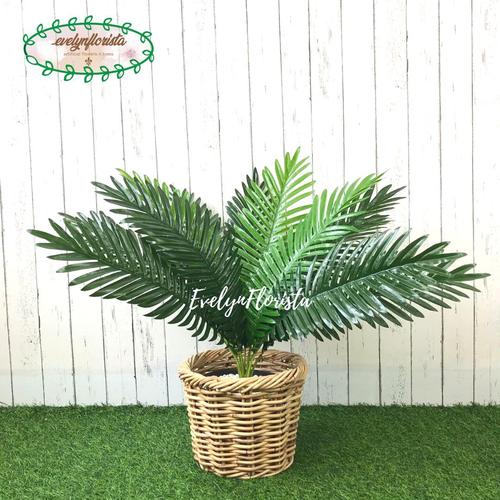 Jual Pohon Palem X12 T60 Semi Latex Artificial Cover Pot Keranjang ...