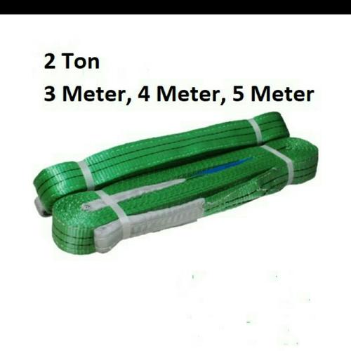 Jual WEBBING SLING BELT 2 TON 3M 4M 5M METER / TALI SABUK 2 TON 4Meter ...