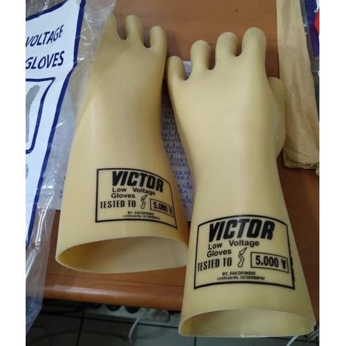 Jual hand glove viktor electricians rubber 5kv,sarung tangan listrik ...