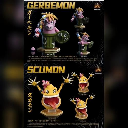 Jual SCUMON & GERBEMON BY MIMAN STUDIO (PREORDER) RESIN STATUE DIGIMON ...