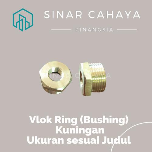 Jual Vlok Ring (Bushing) Kuningan 1/2" x 1/4" - Jakarta Barat - Sinar ...