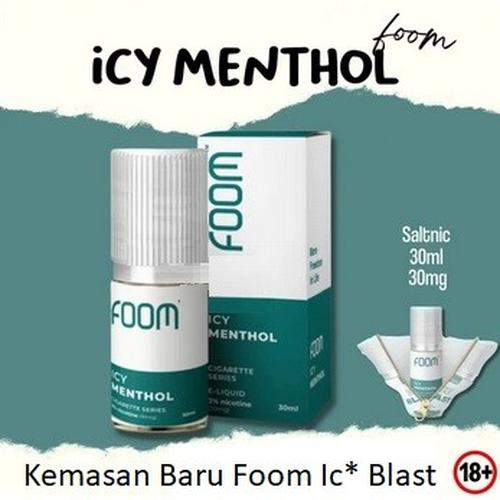 Jual Foom Icy Mentol Salt Nic 30ML Cigarette Series 100% Authentic ...