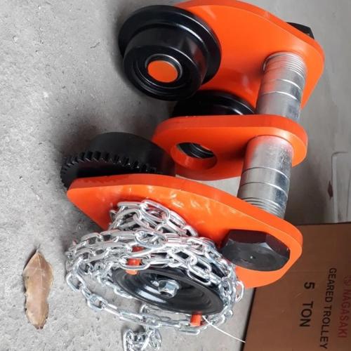 Jual Nagasaki Gear Trolley Heavy Duty - Manual Geared Trolley Made in ...