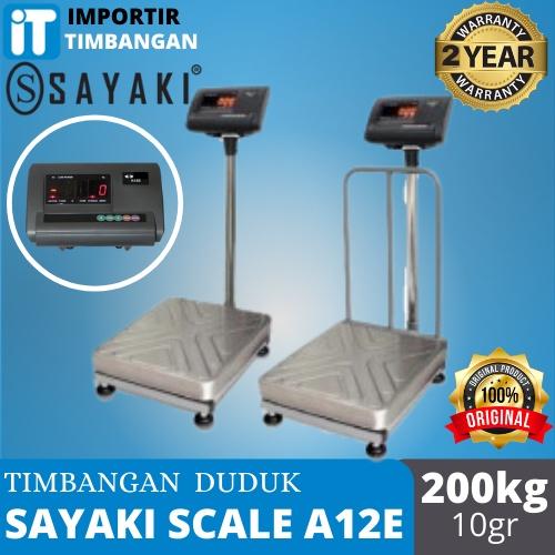 Jual Timbangan Duduk Digital A12E Ekspedisi Barang Paket Laundry 150 200kg - Jakarta Barat ...
