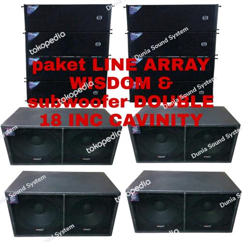 Jual paket soundsystem outdoor professional line array wisdom M10 ...