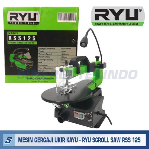Jual Mesin Scroll Saw Gergaji Meja Ukir Kayu - RYU RSS125 Scrollsaw RSS ...