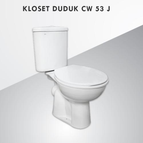 Jual Closet duduk original TOTO CW53J /Closet cw 53 j paket lengkap ...