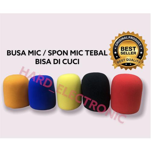 Jual BUSA MIC / SPON MIC / SARUNG MICROPHONE TEBAL BISA DI CUCI - Hitam ...