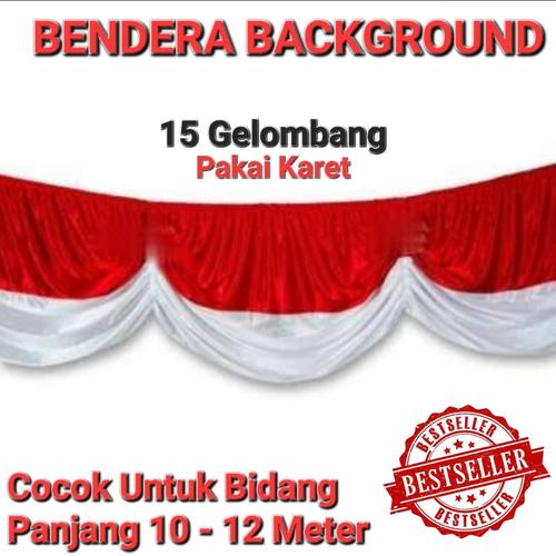 Jual Bendera Gelombang Panjang 15 M Bentangan Bahan Kain Velez Warna ...
