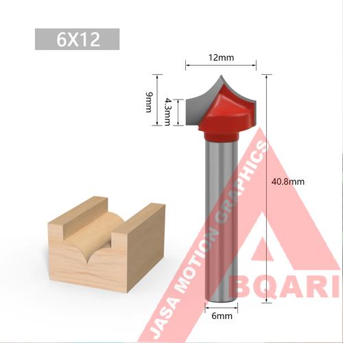 Jual MATA PROFIL V CARVING BIT / ENDMILL V GROOVE BITS - Kab. Tangerang ...