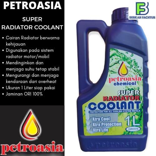 Jual AIR RADIATOR/CAIRAN RADIATOR-Coolant 1 LITER HIJAU-PETROASIA ...