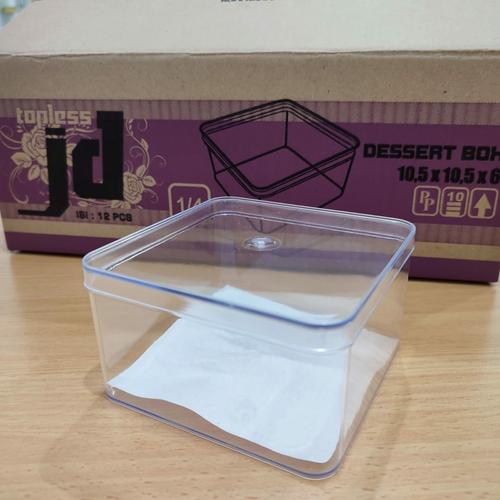 Jual TOPLES KOTAK DESSERT BOX - TOPLES KUE KERING KOTAK PERSEGI - kotak ...