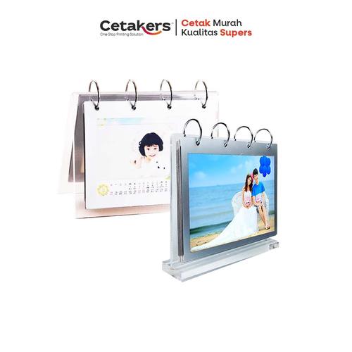 Jual KALENDER DUDUK AKRILIK BENING TEBAL KADO KUAT TAHAN LAMA UNIK ...