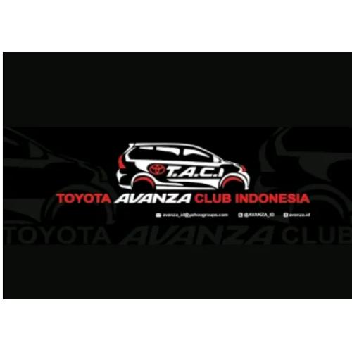 Jual Stiker Sticker Mobil TACI Toyota Avanza Club Indonesia - Jakarta ...