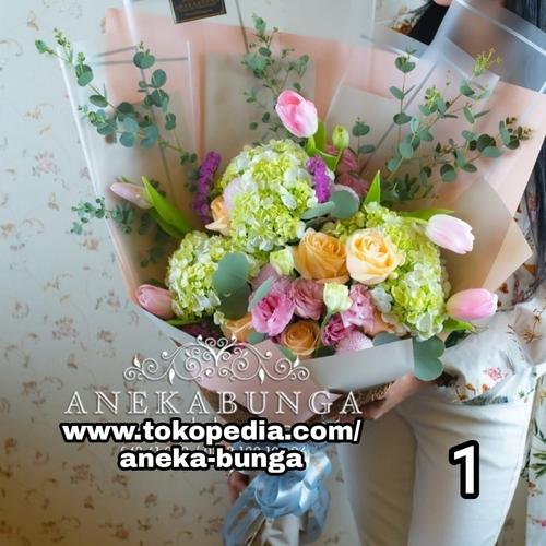 Jual Buket Bunga Asli Fresh Hand Bouquet bucket Flower mothers day new ...
