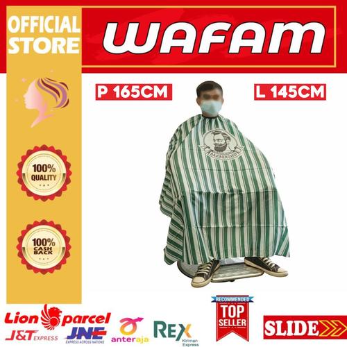 Jual CAPE / KEP / KAIN KIP CUKUR BARBER PANGKAS SALON GARIS BARBERSHOP ...