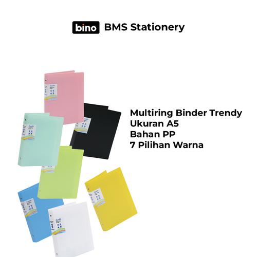 Promo Bantex Multiring Binder Trendy Warna Polos A5 20 Ring #3124 ...