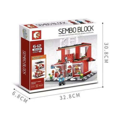 Jual SEMBO BLOCK KFC 282 PCS mainan brick balok kado hadiah - Jakarta ...
