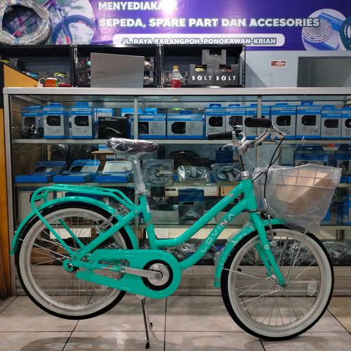 Jual Sepeda Polygon Lovina 20 inchi sepeda mini anak perempuan - Hitam ...