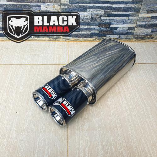 Jual Knalpot Mobil Sebring Original Black Mamba Double Tameng Muffler ...