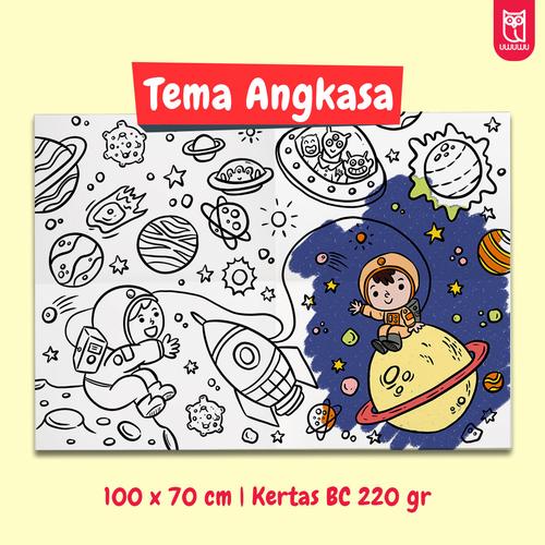 Jual Giant Coloring Sheet/Kertas Mewarnai Jumbo/Raksasa/Big Coloring ...