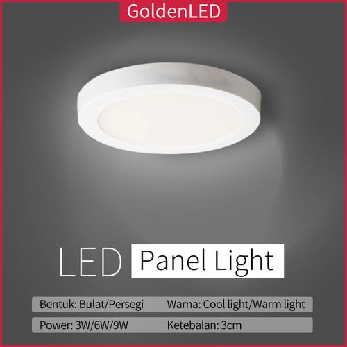 Jual COD LED PANEL LIGHT LAMPU DOWNLIGHT PANEL BULAT & KOTAK LED ...