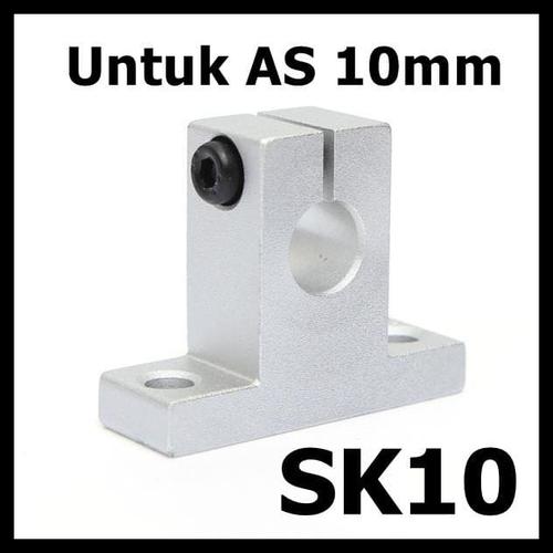 Jual SK10 Vertical Bracket Holder Linear Axis SK 10 As Shaft 10mm ...