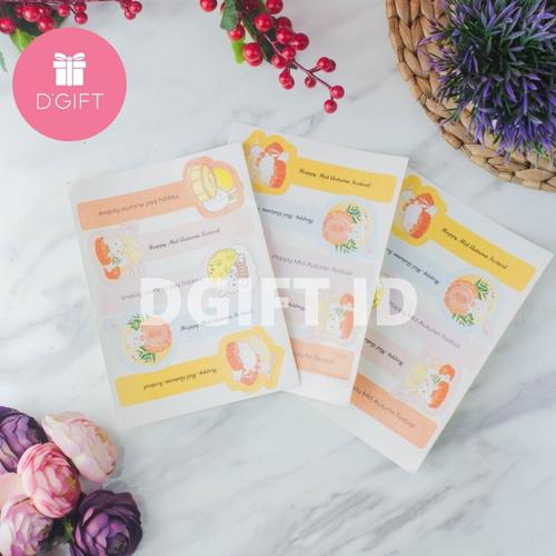 Jual Sticker Label Mooncake Sticker Tray Edisi Mid Autumn Festival ...