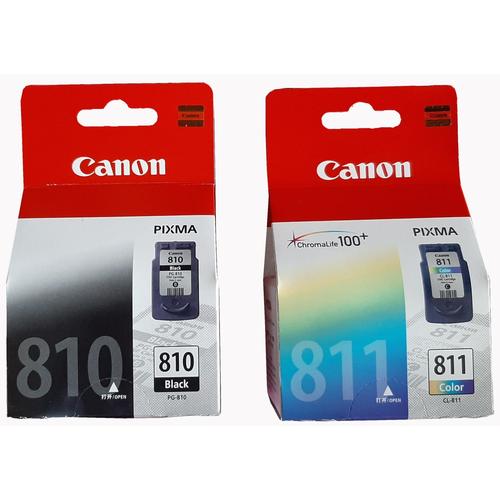 Jual CARTRIDGE CANON 810 BLACK / 811 COLOR ORIGINAL RESMI 100% - COLOUR ...