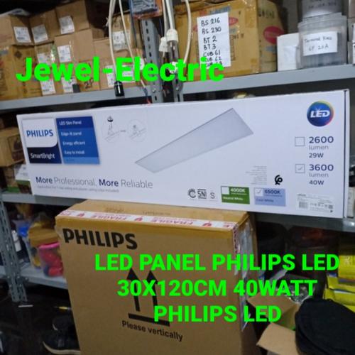 Jual PHILIPS Led Downlight 30x120cm 40w/40w Panel Light Slim inbow ...