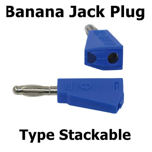 Jual Jack Banana Stackable Plug Conector Segi Banana Male 4mm Plastik ...