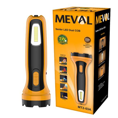 Promo Senter LED 5W Dual COB - Putih - MEVAL - Jakarta Barat - Meval ...