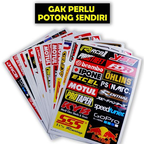 Jual Stiker Motor, Stiker Motor Keren, Stiker Racing Motor (ALL PACK ...