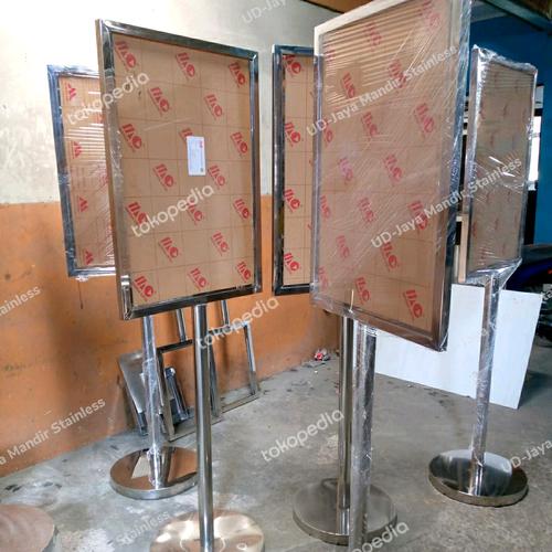 Jual Standing Display Stainless Poster Sign - Kab. Bogor - UD-Jaya ...