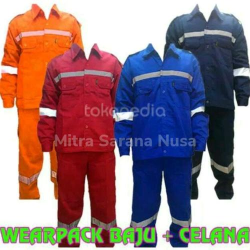 Jual Wearpack Setelan Baju Engineering Baju Safety Seragam Safety - Abu ...