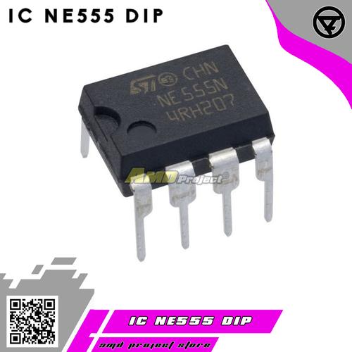 Jual IC NE555 NE555N 555 Clock Timer Oscillator 8 Kaki DIP - Kota ...