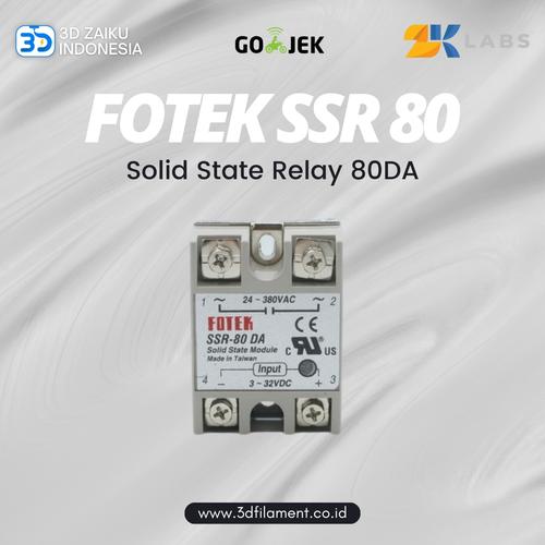 Jual Fotek SSR Solid State Relay SSR 80 DA SSR 80DA - Jakarta Barat ...