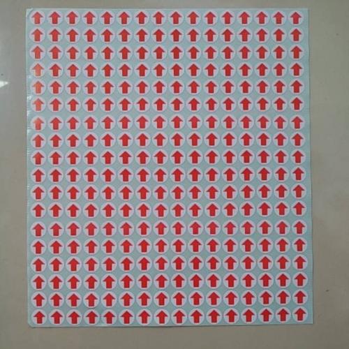Jual Label Kertas Sticker Panah Reject Produk Stiker Penunjuk Tanda 288 ...